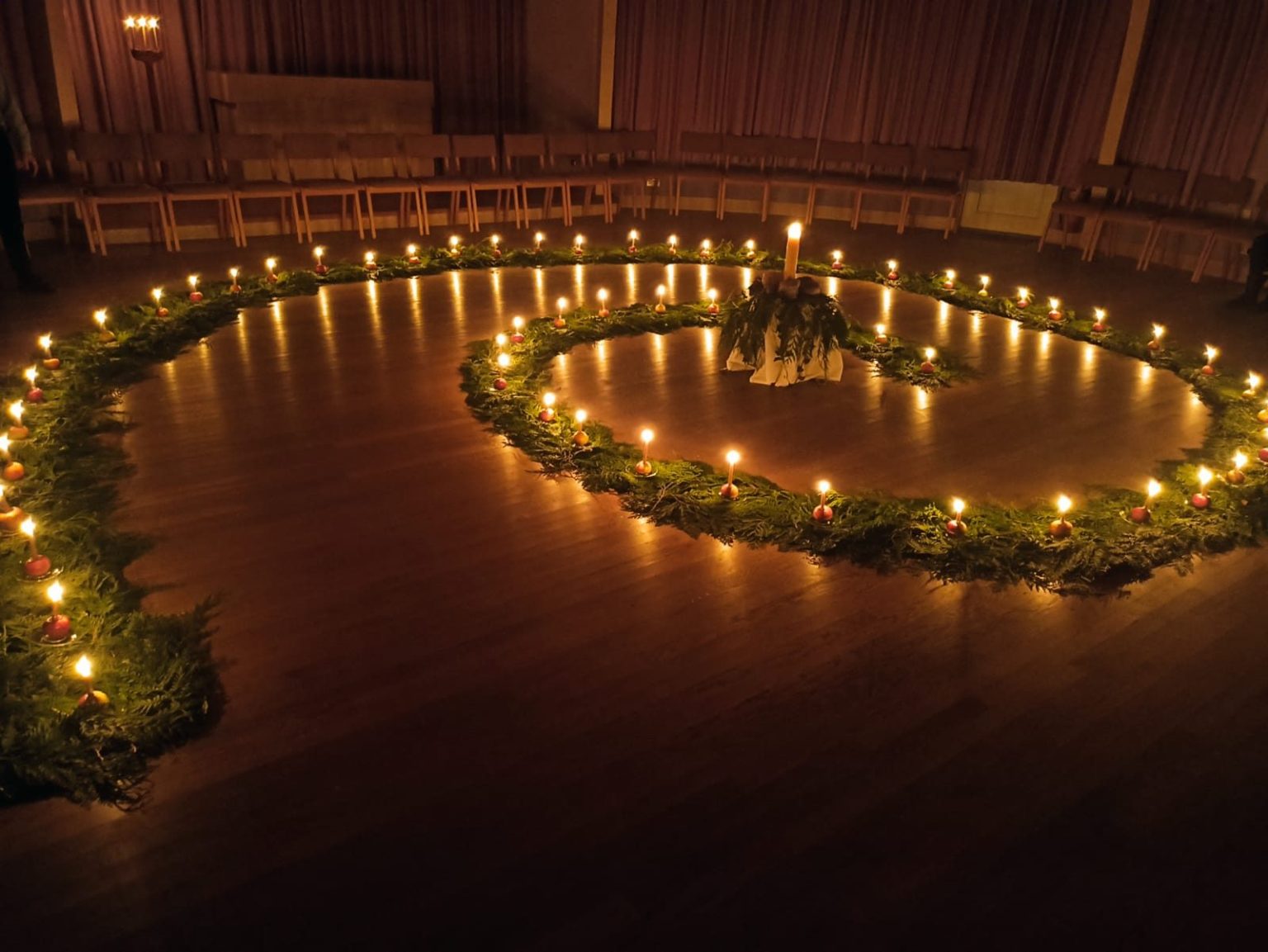 Advent Spiral - Nutley Hall